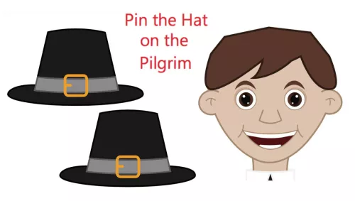 Pin The Hat On the Pilgrim Thanksgiving Game - FamilyEducation