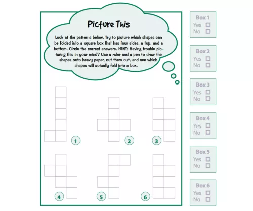 Geometry Math Puzzle Printable - FamilyEducation